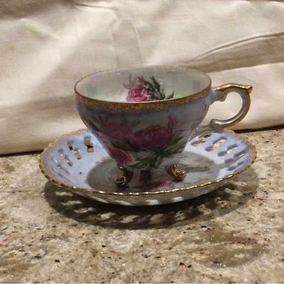Other | Vintage Fancy Tea Cup And Saucer | Poshmark